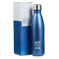 Hope Anchors the Soul Stainless Steel Water Bottle